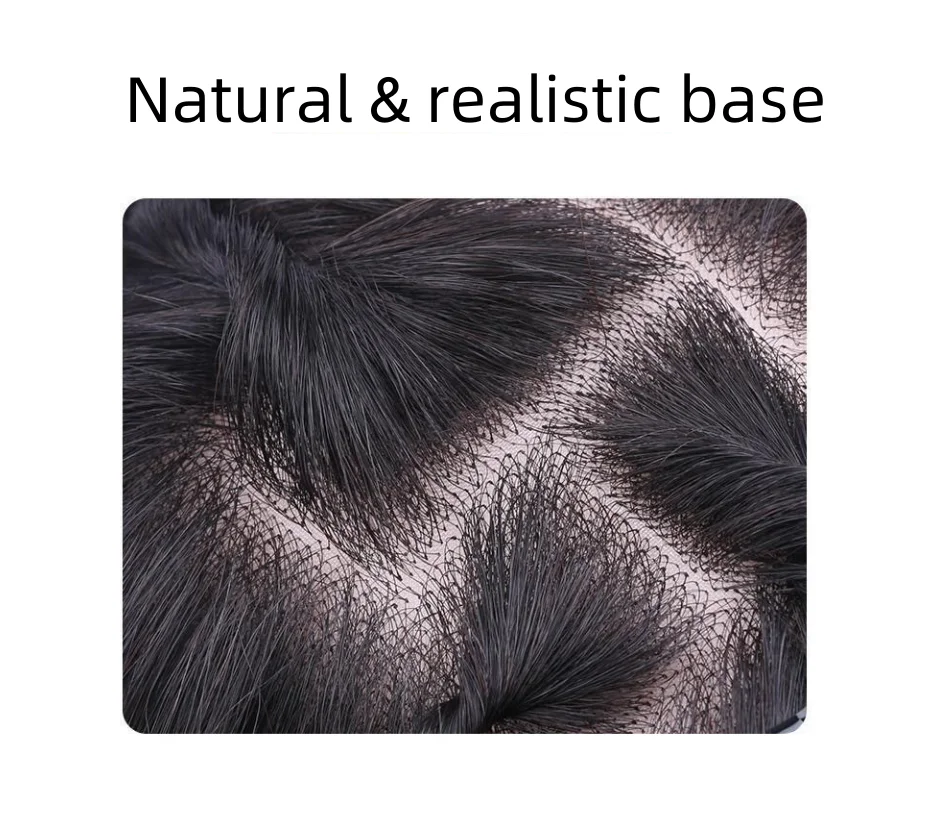 Russian Hair Wig Toppers - Natural Color & Straight Texture