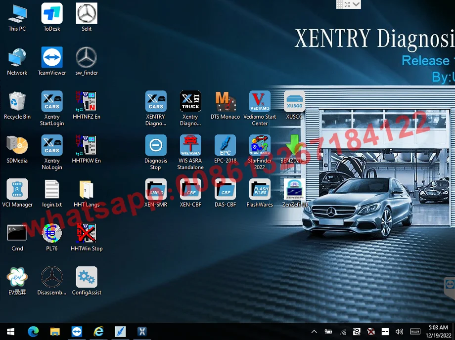 Getac Tablet+for Benz Car Truck Auto Diagnostic Tool Mb Star C4 C5 ...