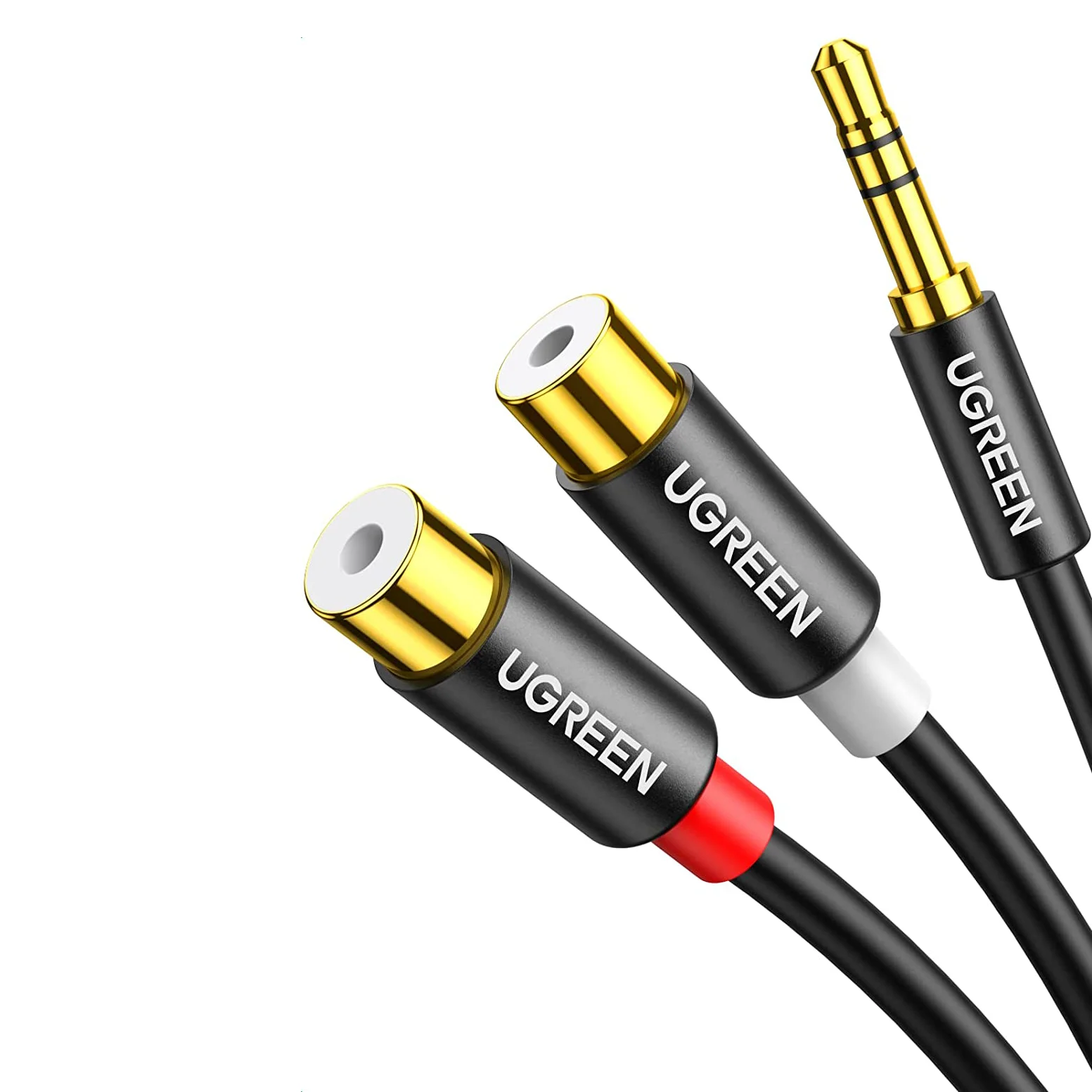 Ugreen Rca To Aux Cable 3.5mm Male To 2rca Female Adapter Hi-fi Sound Rca Auxiliary Stereo Audio ...