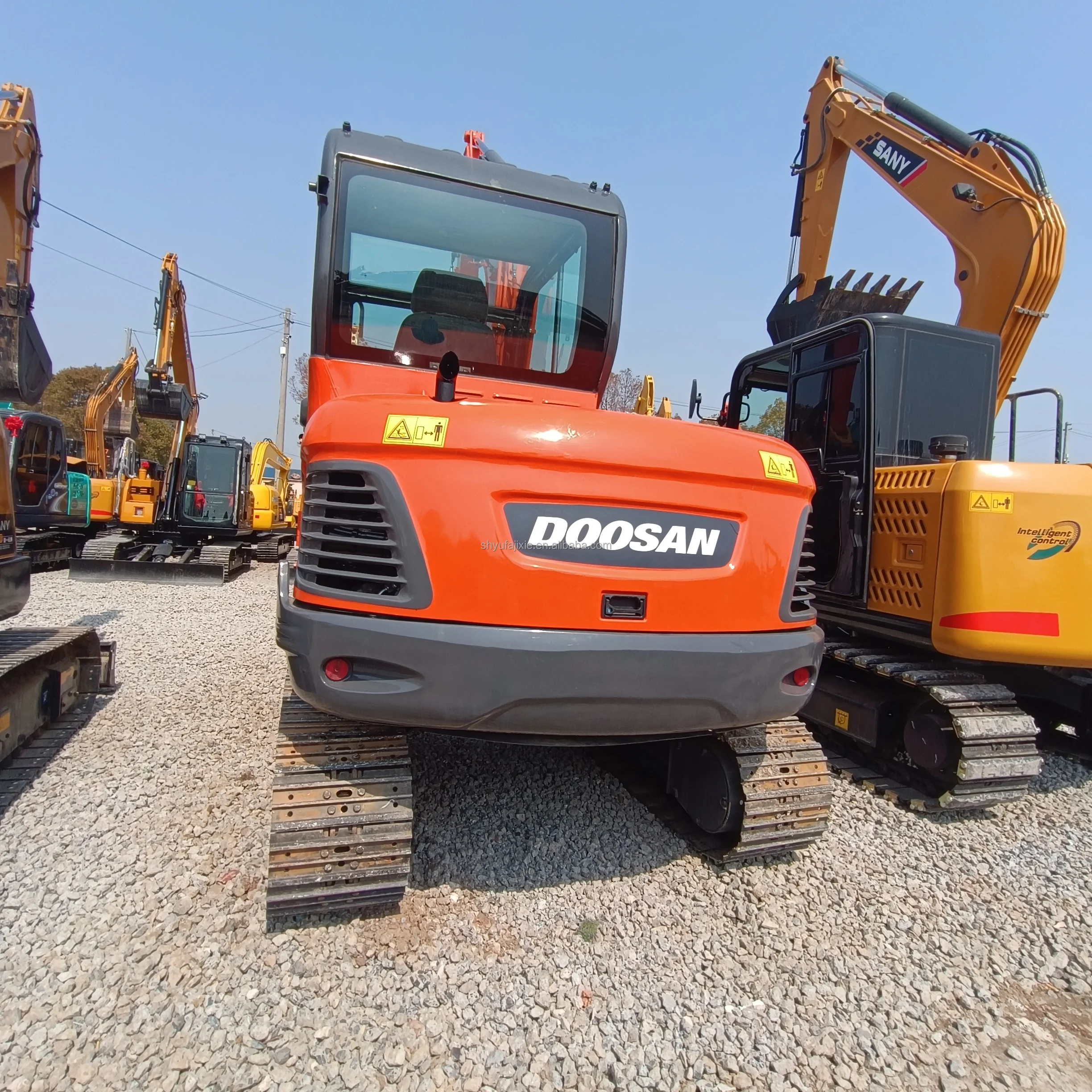 Doosan DX60 6-Ton Used Mini Hydraulic Crawler Excavator