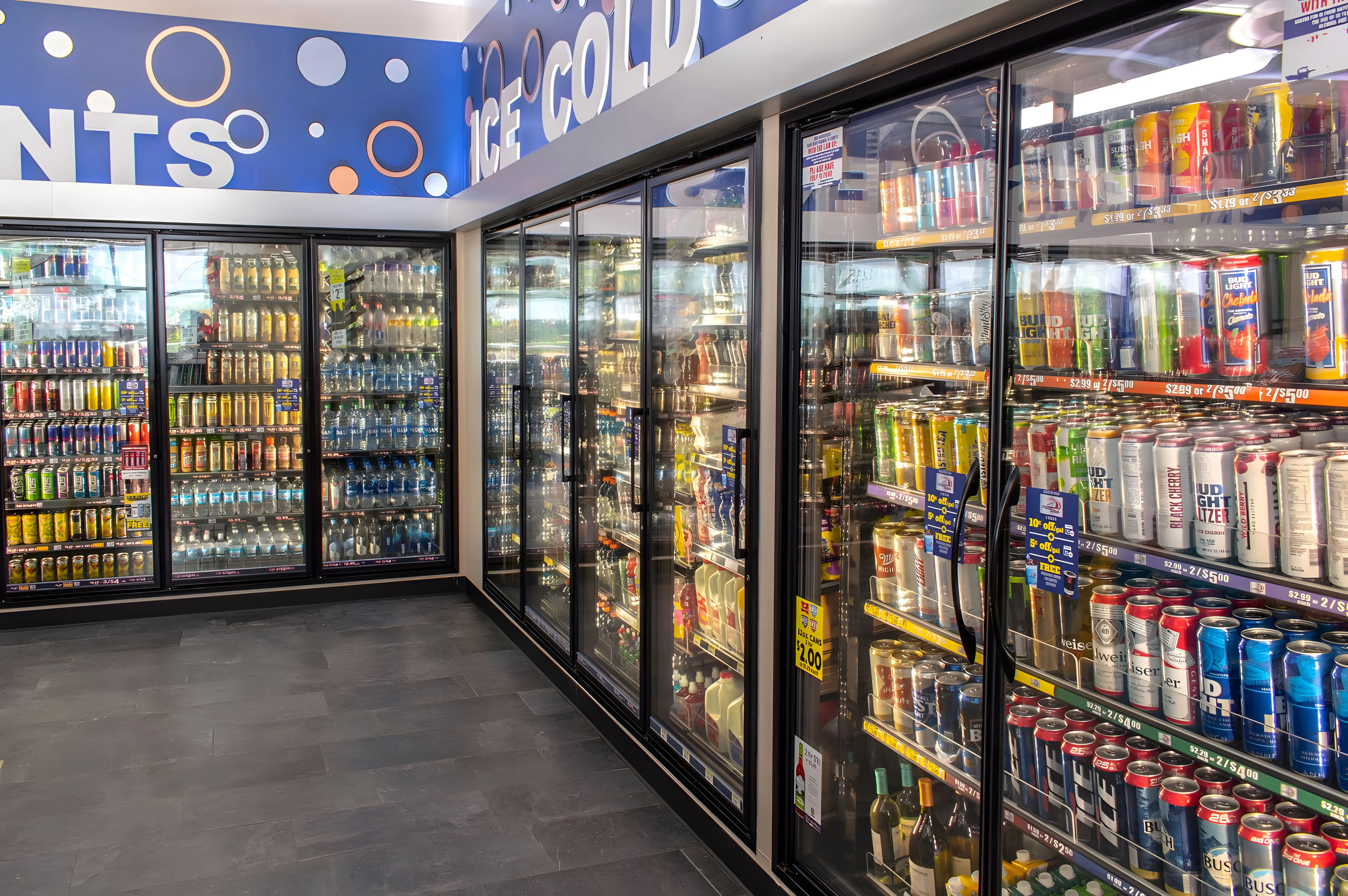 Gravity Supermarket Sliding Roller Pusher System for Bottle Drinks ...