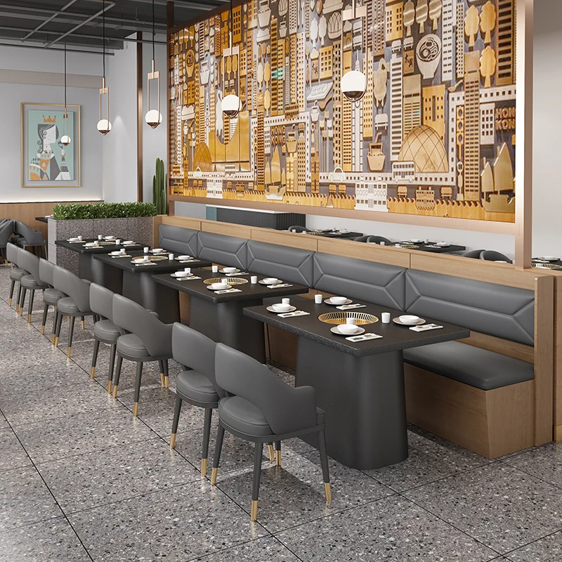 Luxury Style Cafe Furniture Dining Table Chair Set Coffee Shop bar ...