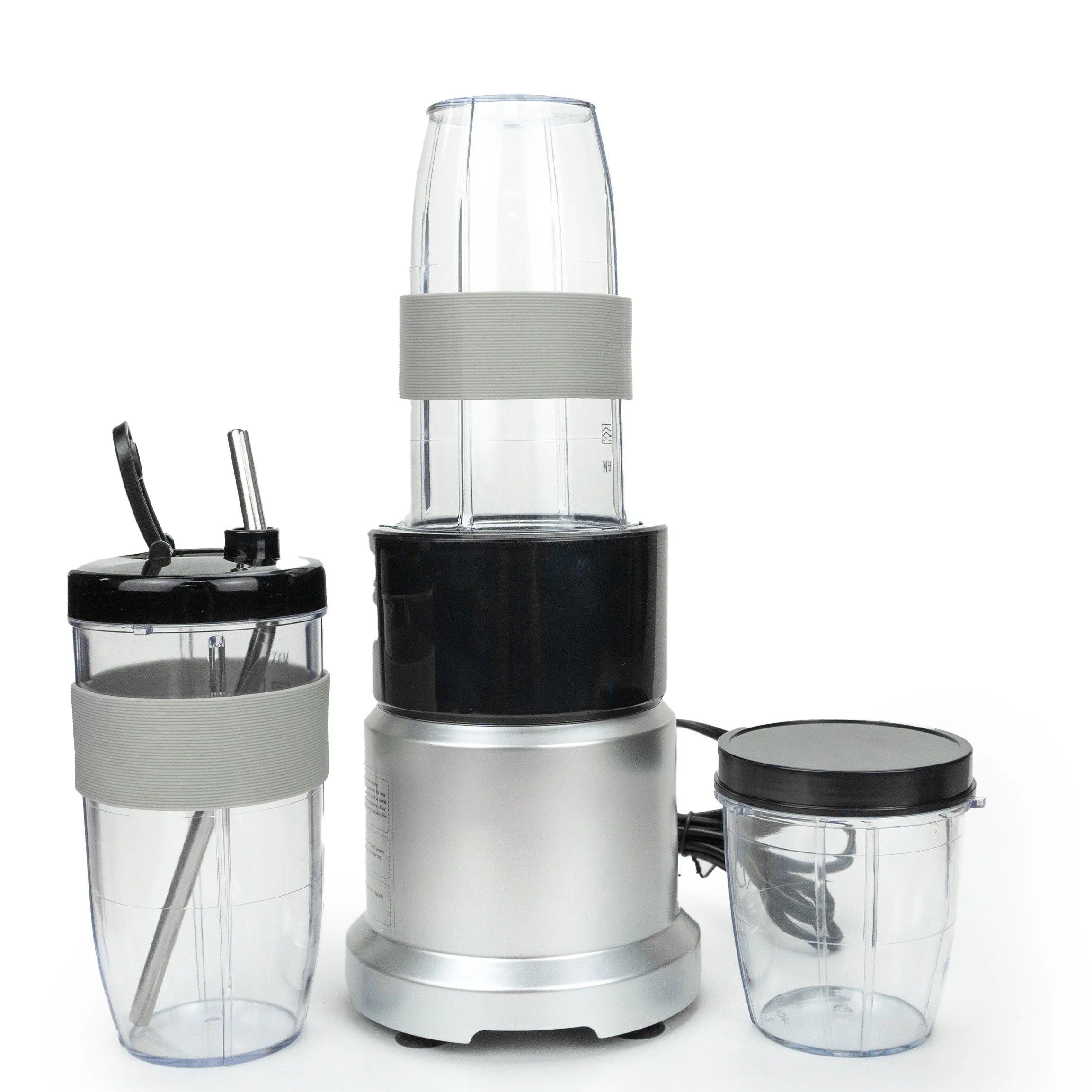 Powerful Motor Smoothie Blender Juicer Mixer Grinder Push Button ...