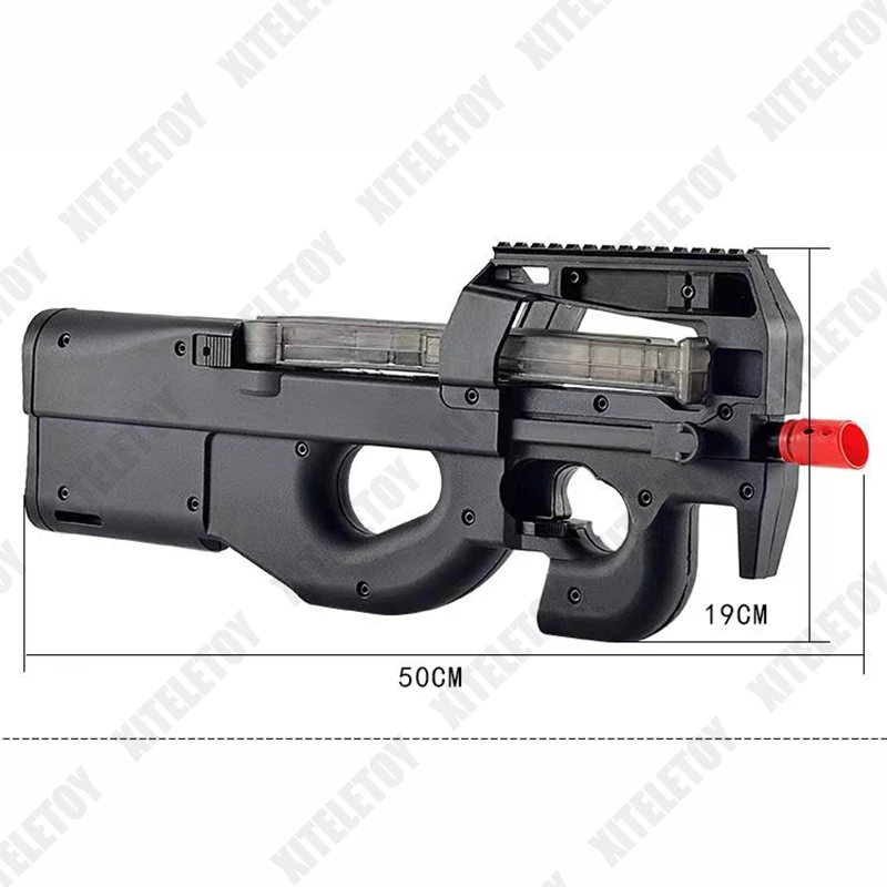 Nylon P90 Assault Rifle Electric Splatter Gel Ball Blaster With Water ...