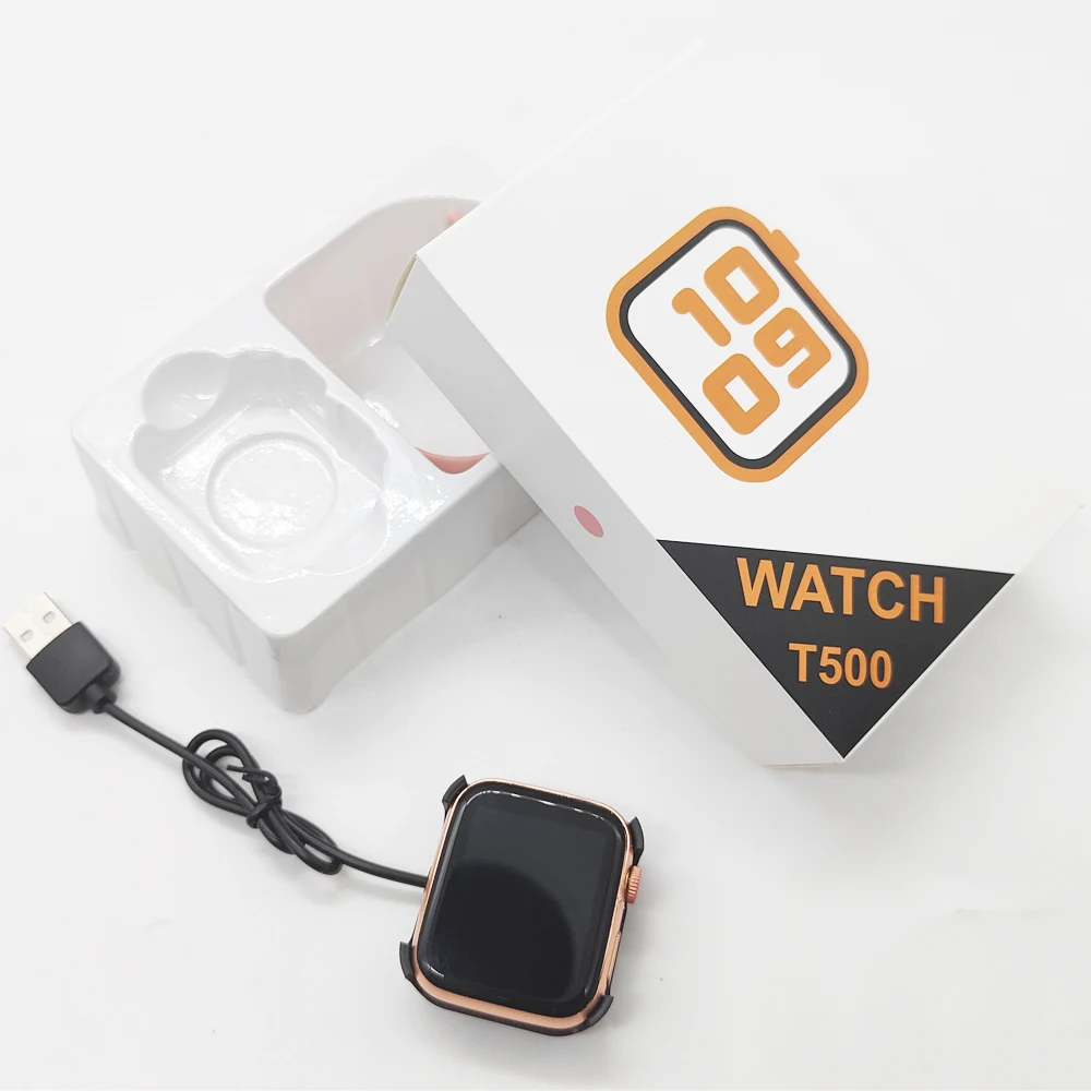 T500 Smart Watch Ip67 Music Bt Call 1.44inch Full Touch Screen ...