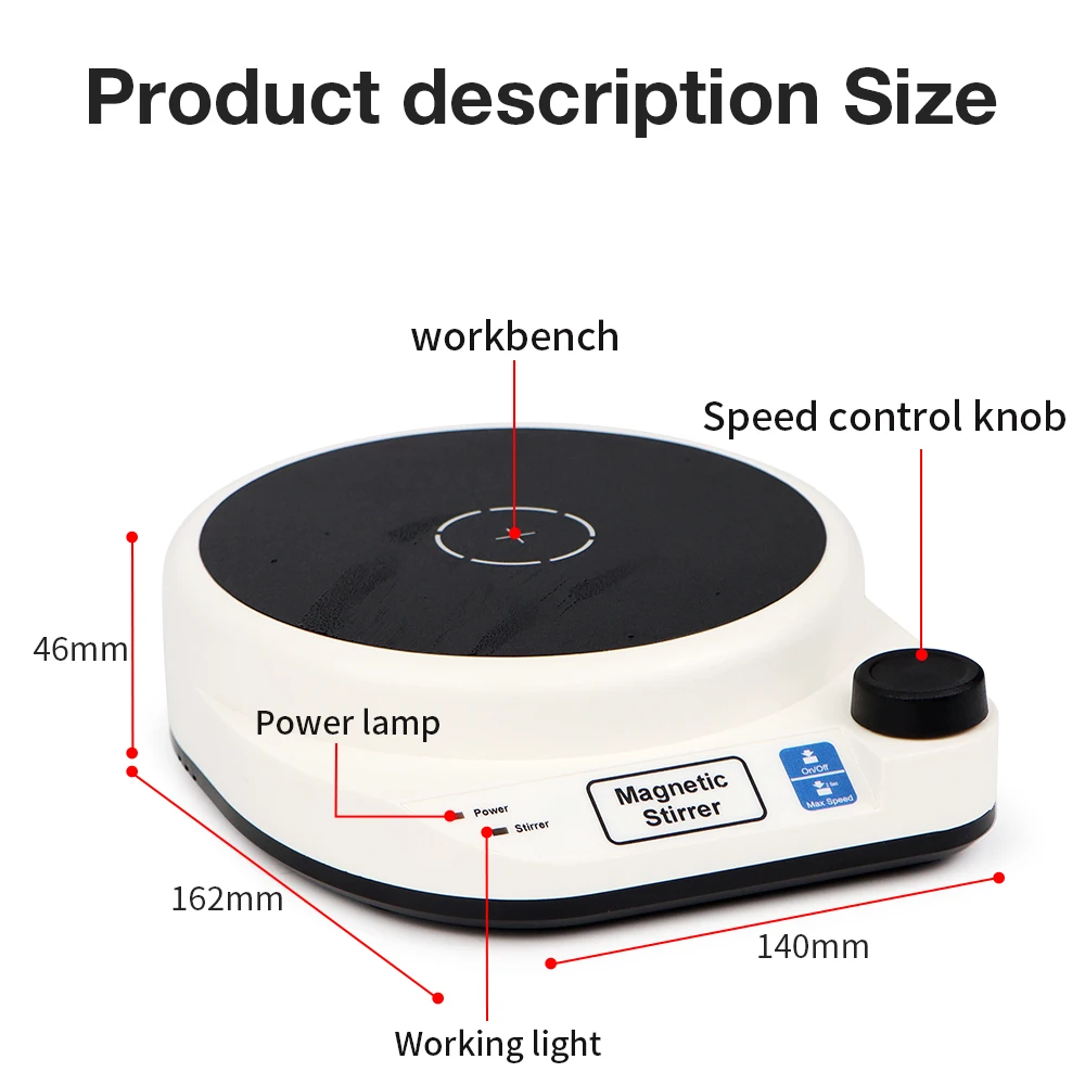 Professional Magnetic Stirrer Lab 5L Rotary Stirring Mixer