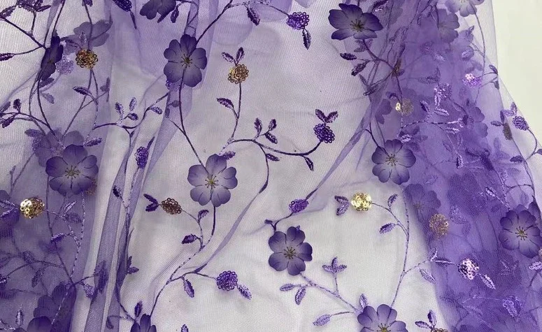 Custom Design Welcome New Mesh Fashion Sequin Patterned Three ...