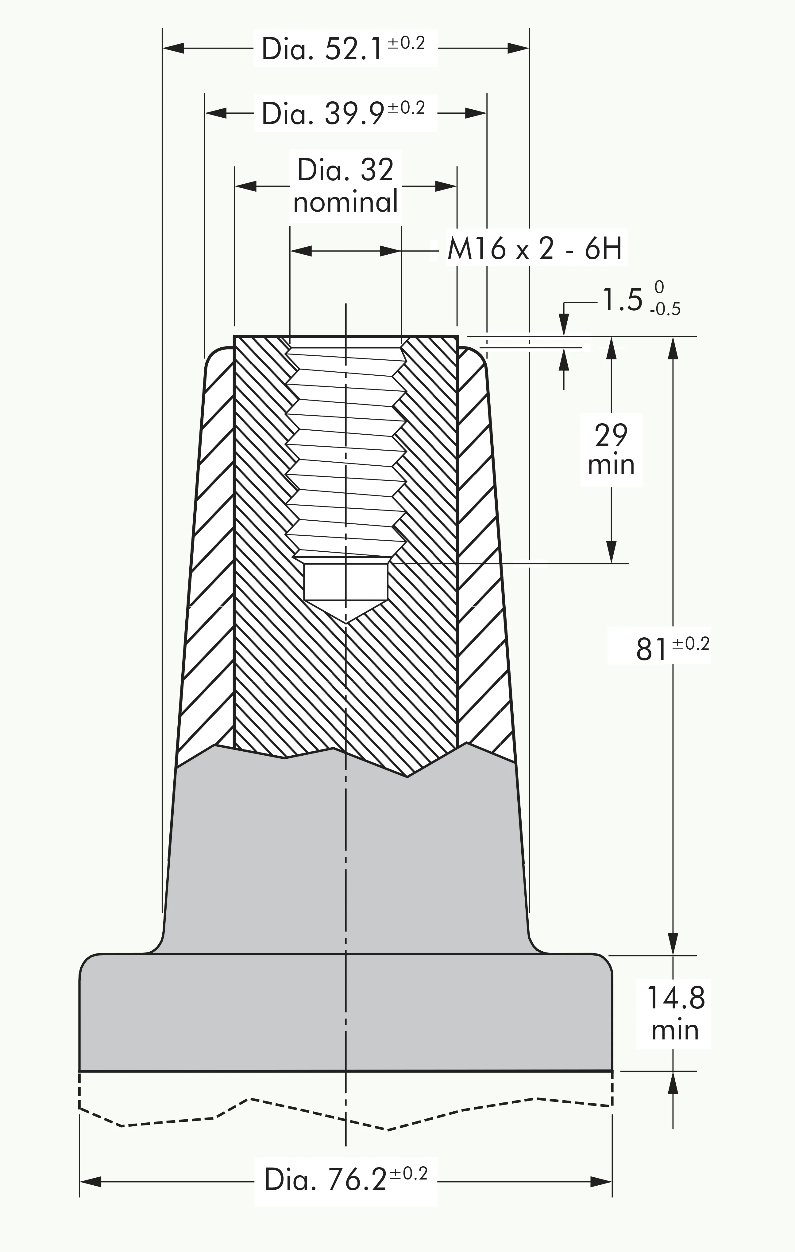 35kv 600a Epdm Bushing Extender 21.1/36.6kv Extender Bushing For Elbow ...