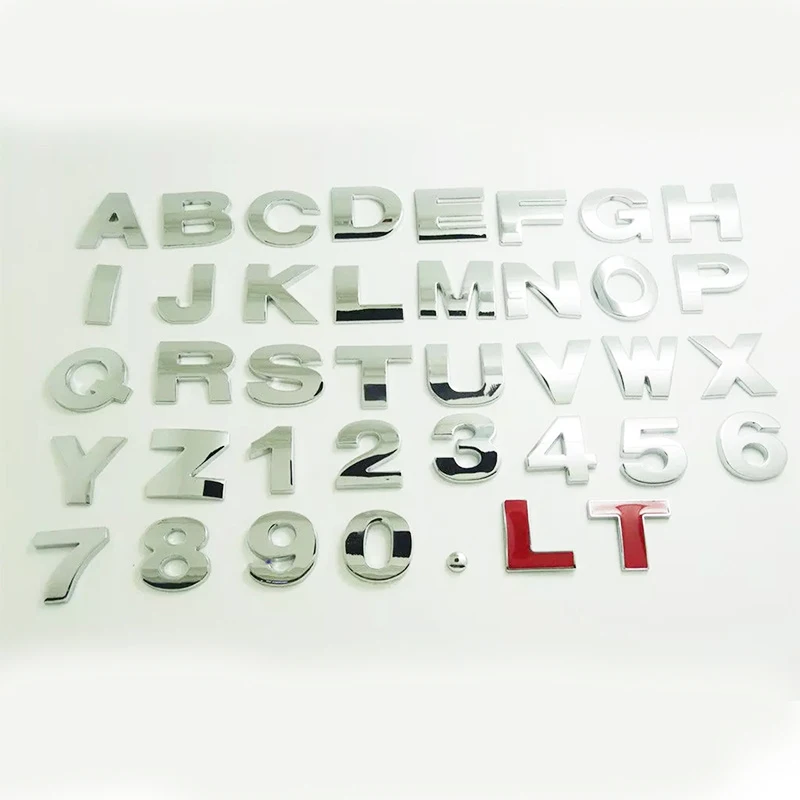 Customized Car 3d Metal Chrome Zinc Alloy Modified Premium Car Side ...