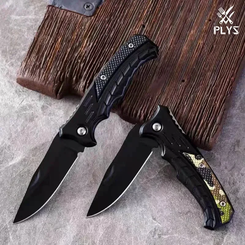 Stainless Steel Folding Pocket Knife Tactical Survival Folding Knives ...