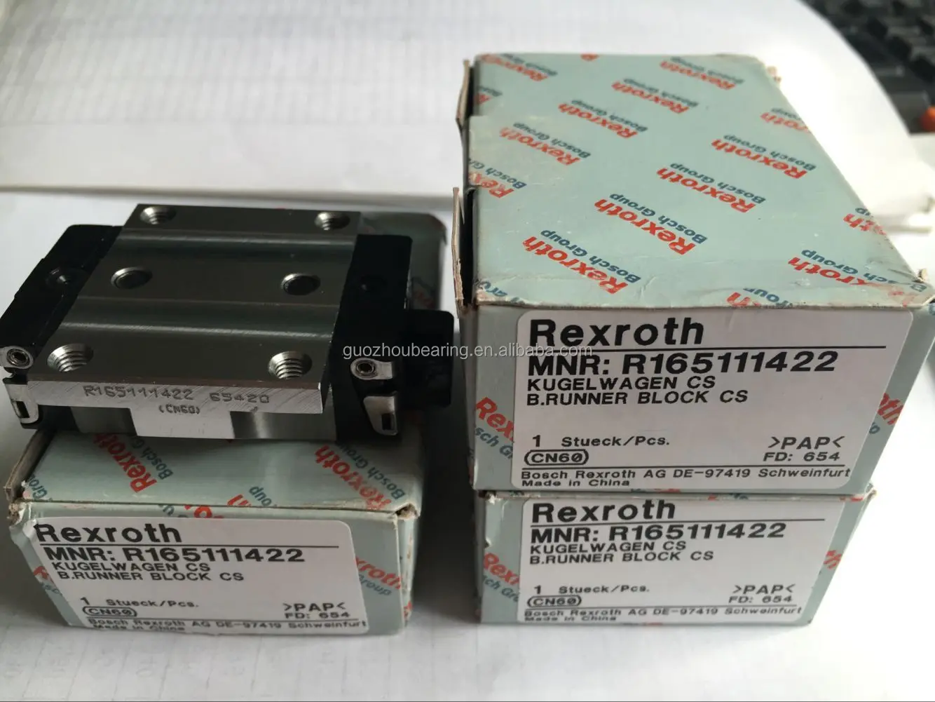 Rexroth Linear Rail Linear Guide Block R165119422 R 165119422 - Buy Guideway Block R165113220 ...