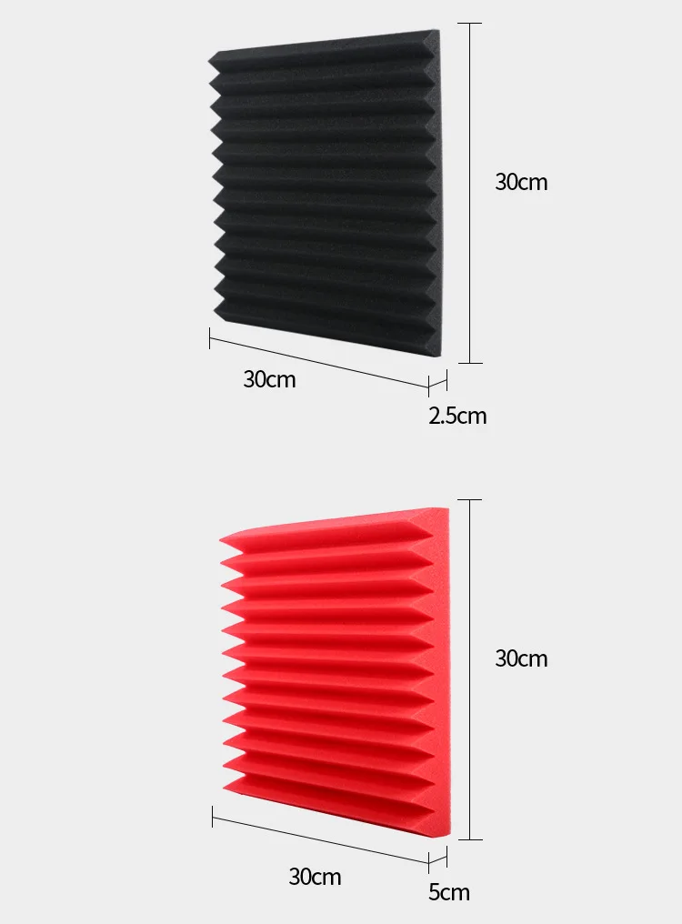 Home Theater Recording Studio Triangle Soundproofing Foam Acoustic Foam ...