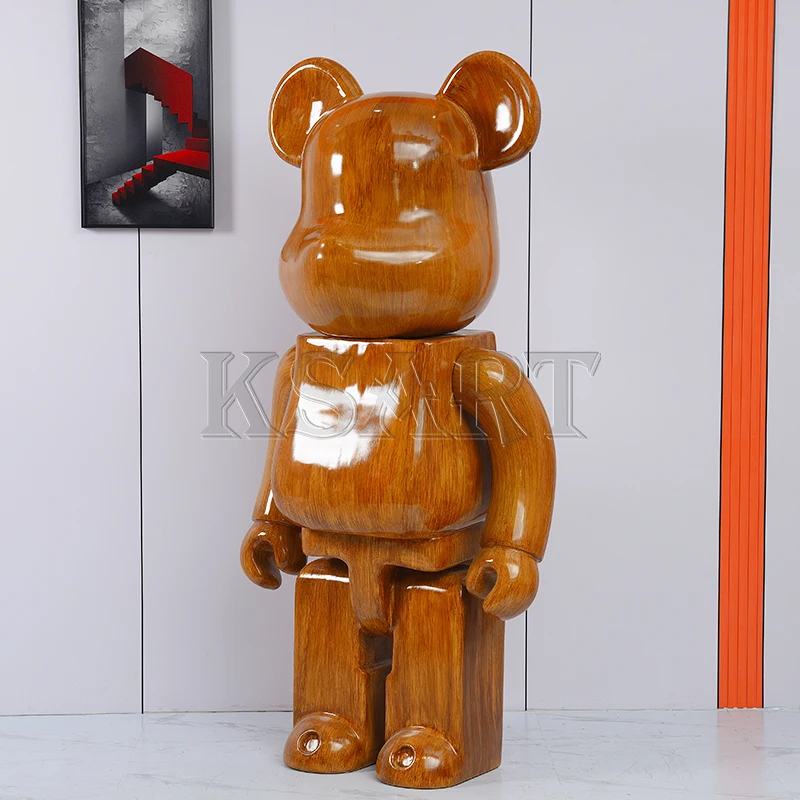 Resin Bear Bricks Fiberglass Sculptures Resin Crafts Large Ornaments ...