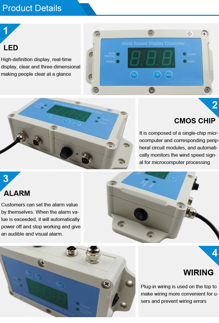 SENTEC WDS200 Wind Speed Alarm Control - Reliable & Precise