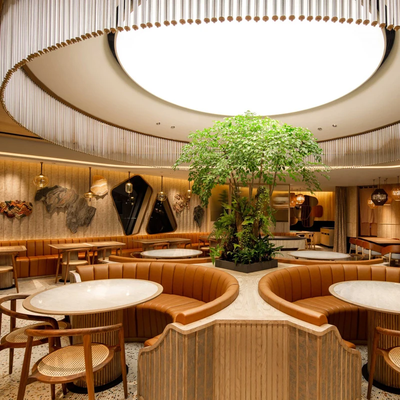 Chinese Style Elegant Dining Furniture High Back Single Side Half Round ...