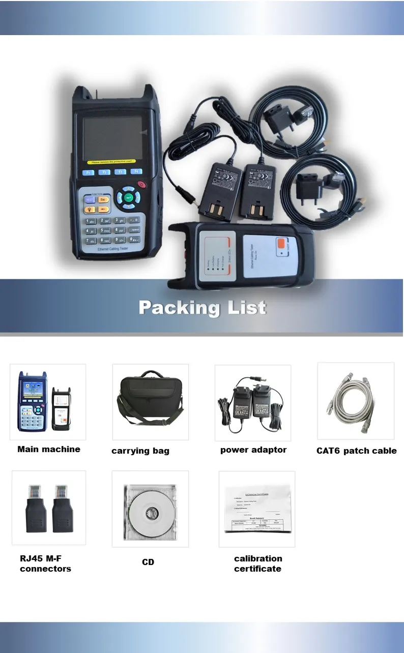 2023 Ethernet Tester Lan Certifier Lt-500 Cable Tester Fiber Cable ...