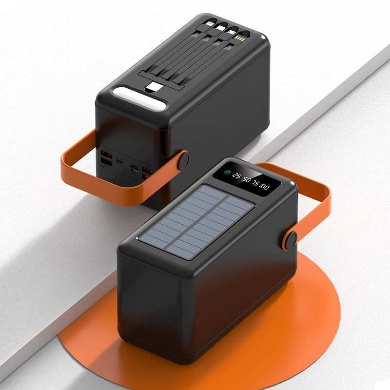 Outdoor Traveling Super Large Capacity Portable Solar Power Bank ...