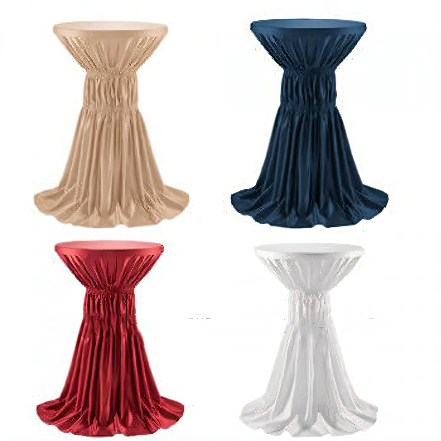 Simple Cocktail Table Cloth High bar Table Cover Stehtisch Husse ...