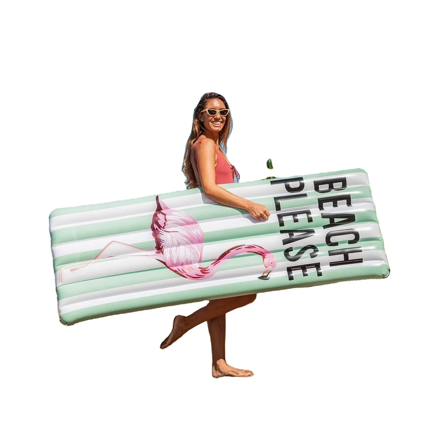 Deluxe Pool Raft Beach Swimming Pool Lake Inflatable Flamingo Pool Raft ...