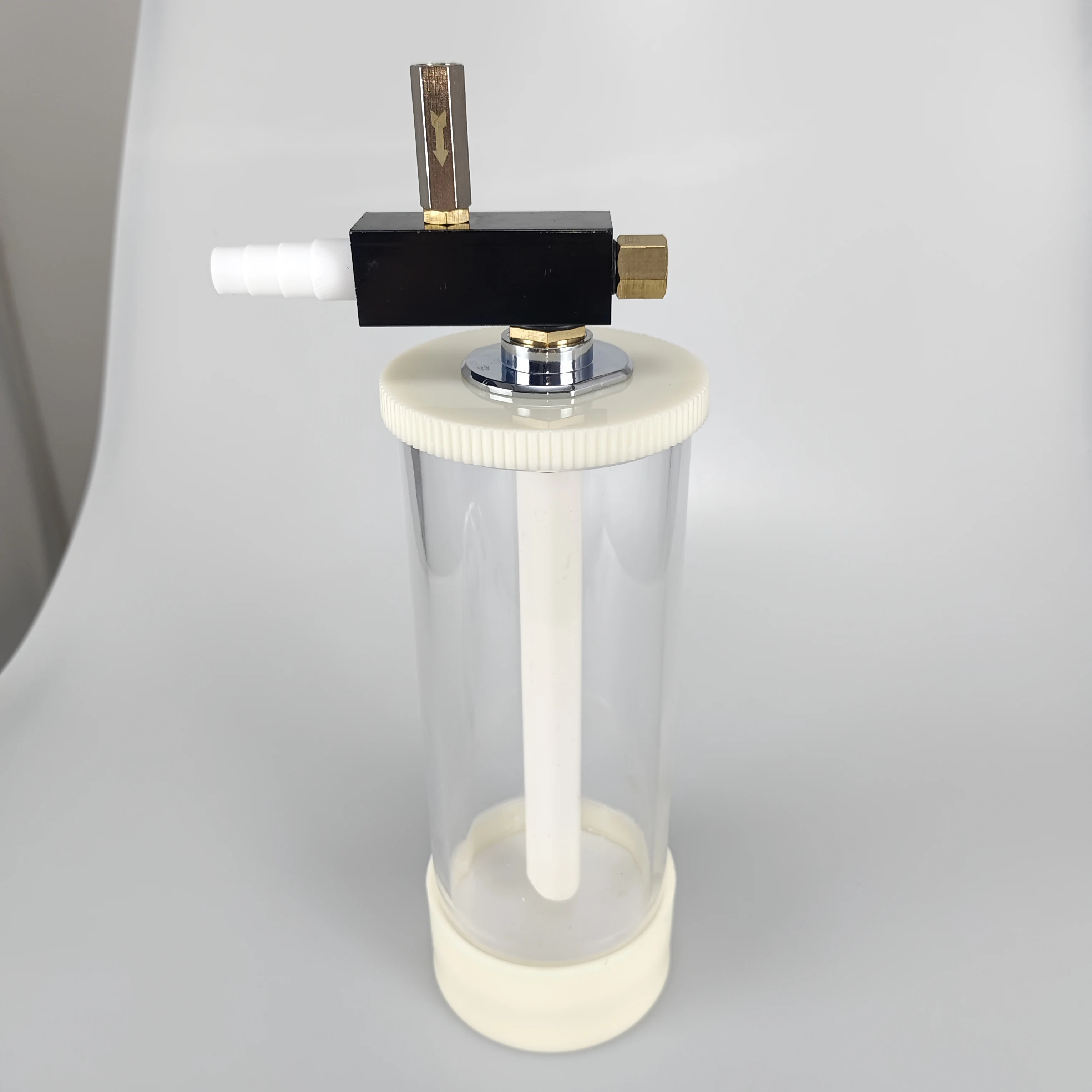 Transparent 390ml Plastic Powder Hopper for Precision Powder Coating ...