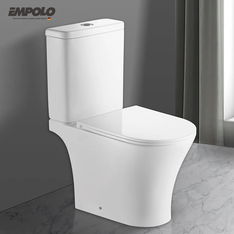 Empolo european toilet ceramics white wc two piece sanitary ware toilet ...