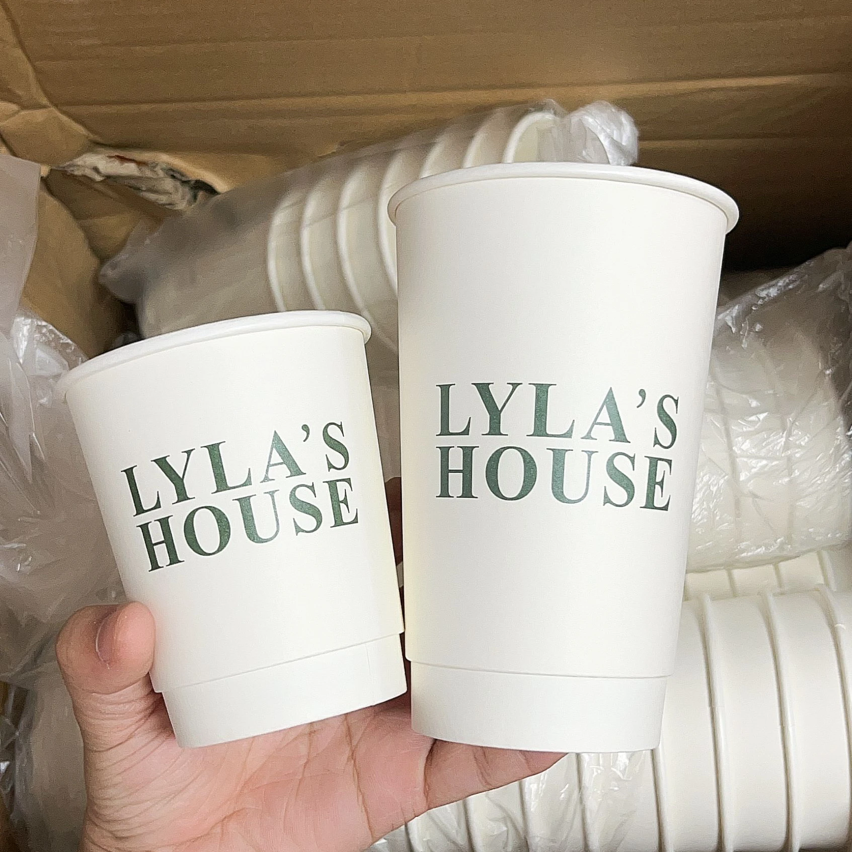 AT PACK Eco-Friendly Custom Paper Coffee Boxes - 1L, 3L, 5L