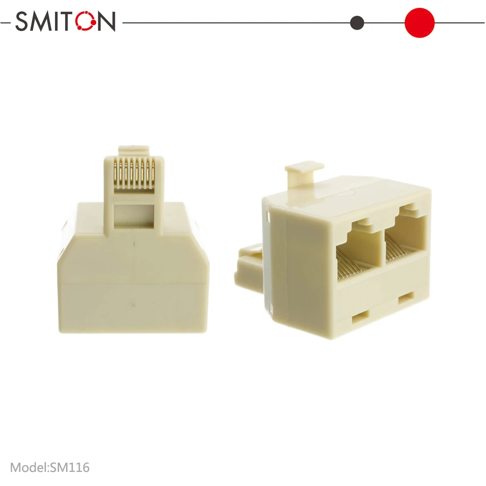 Ethernet Adapter Rj45 Female Jack Splitter - Buy Rj45 Female Jack ...