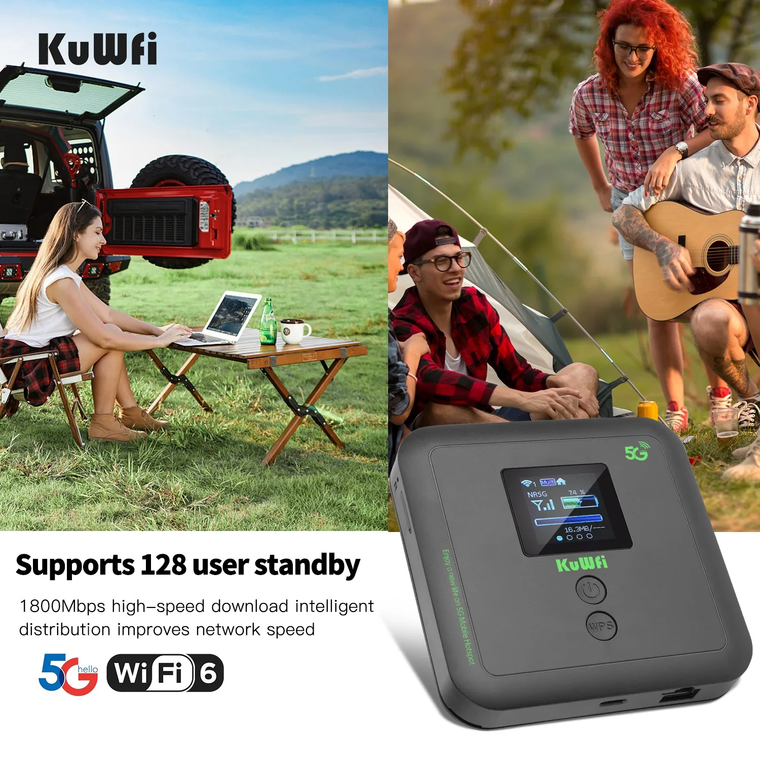 Oem 5g Router Wifi 2.5gbps Dual Band 6000mah 5g Cpe Modem Mobile Hotspot Pocket Wifi Router With ...