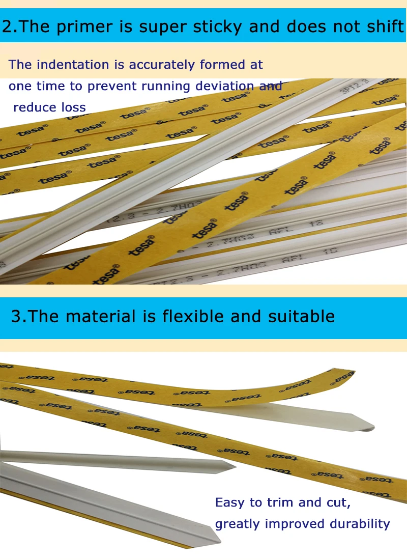 Adhesive Plastic Creasing Matrix for Die Cutting Printing Material
