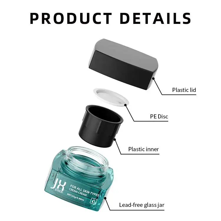 Wholesale 15g 25g Refillable Skincare Cream Container Packaging Eco ...