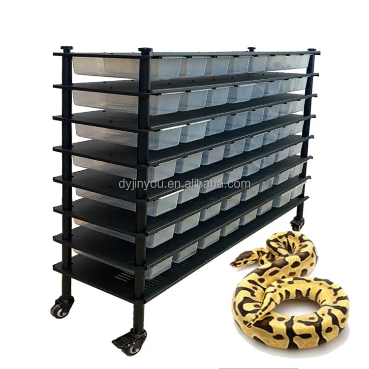 Metal Stacked Composite Reptile Seedling Feeding Rack Snake Tortoise ...