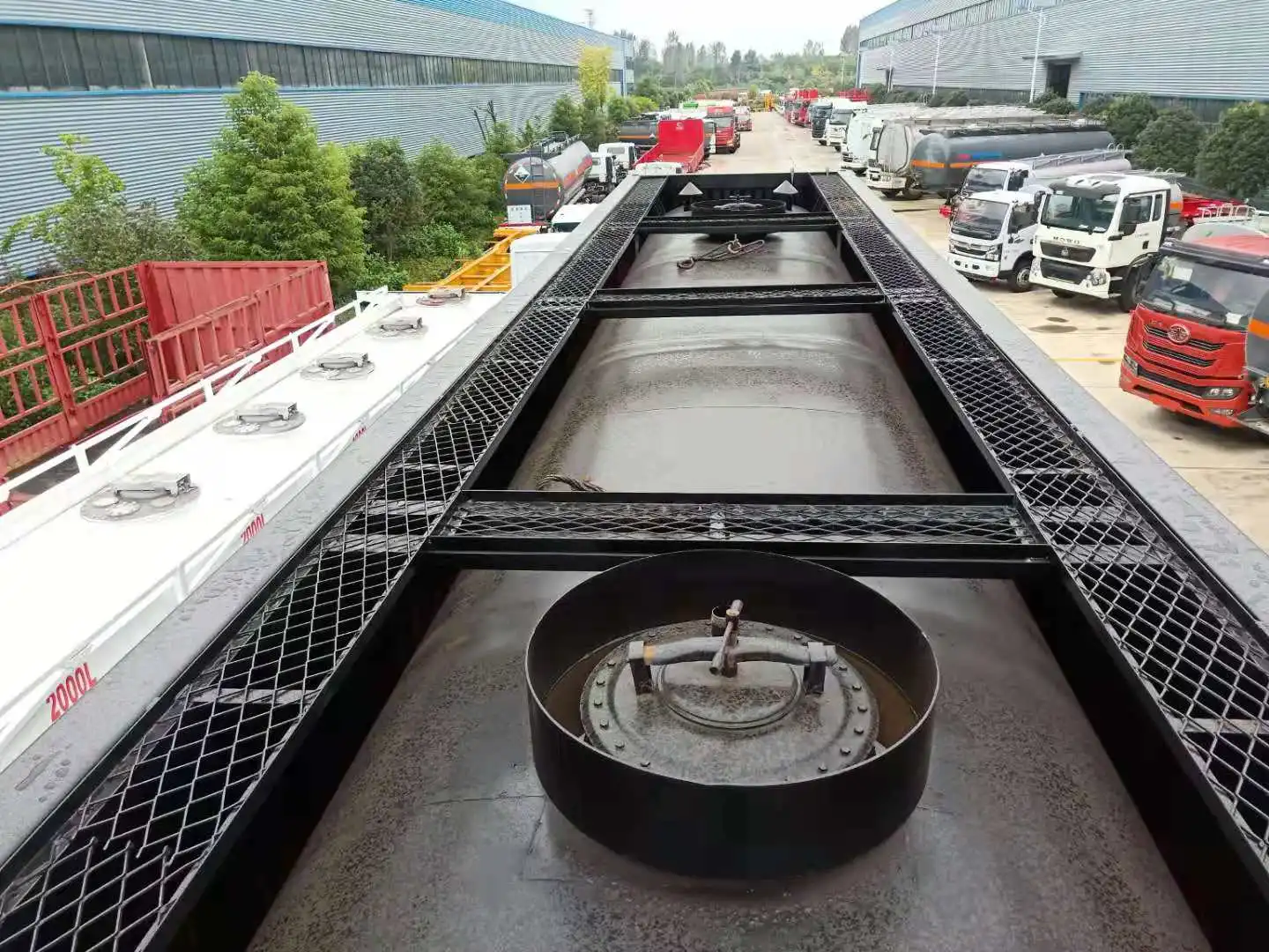 Factory Sells 40ft Asphalt Tank Container Transport Tanker Container At ...