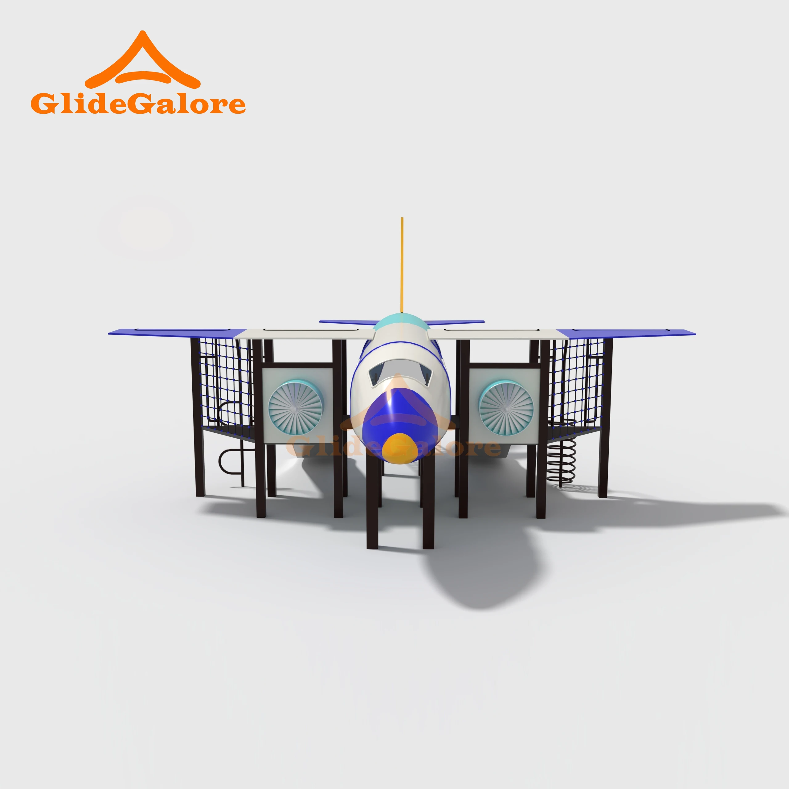 Kids Airplane Slide - Fun & Safety for Outdoor Playgrounds