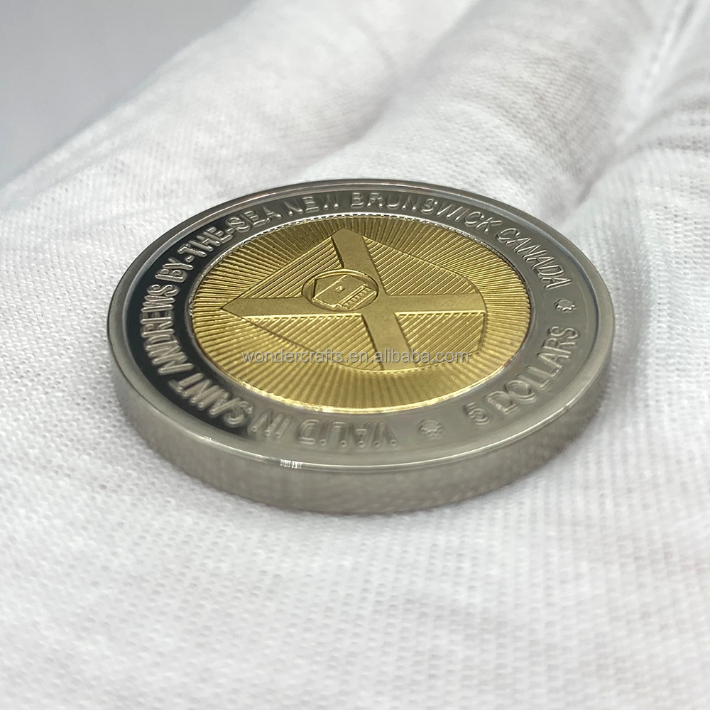 Wd Factory Custom Kira Amphitheatre Two Tone Plating Coin New Brunswick ...