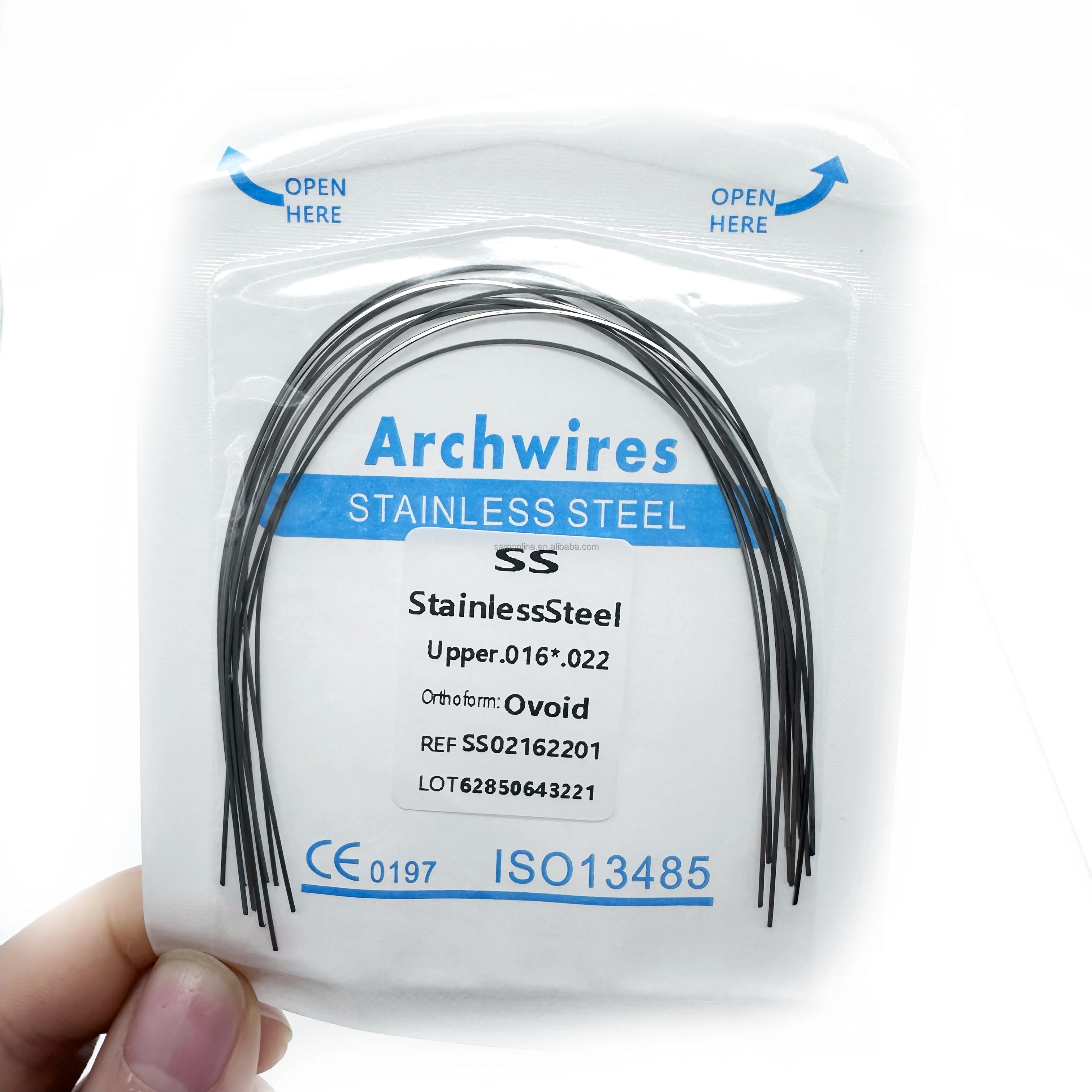 MRDEN Dental Orthodontic Stainless Steel Archwires Super Elastic ...