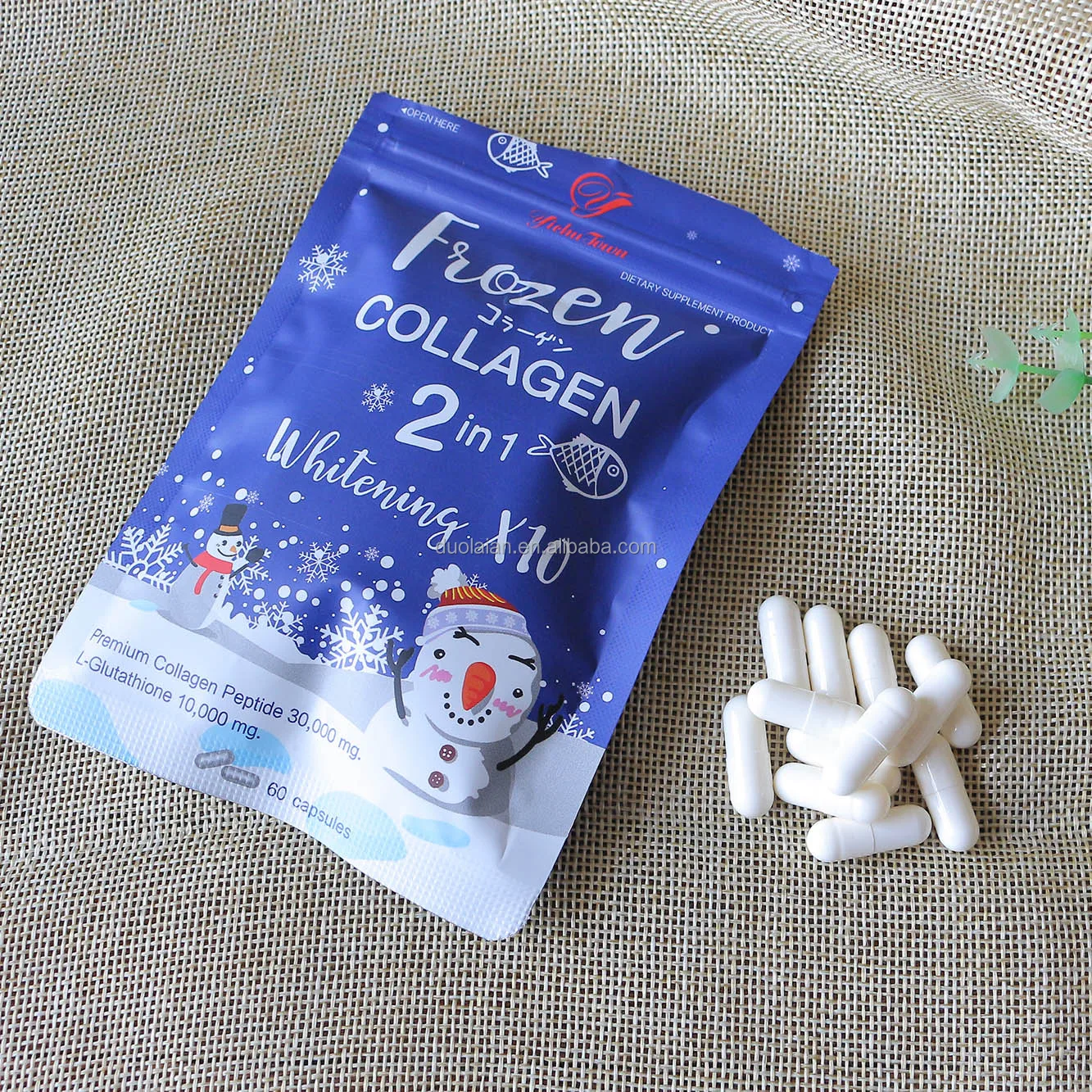 Frozen Collagen Capsules Weight Loss Slim Pills Custom Slimming Herbal ...