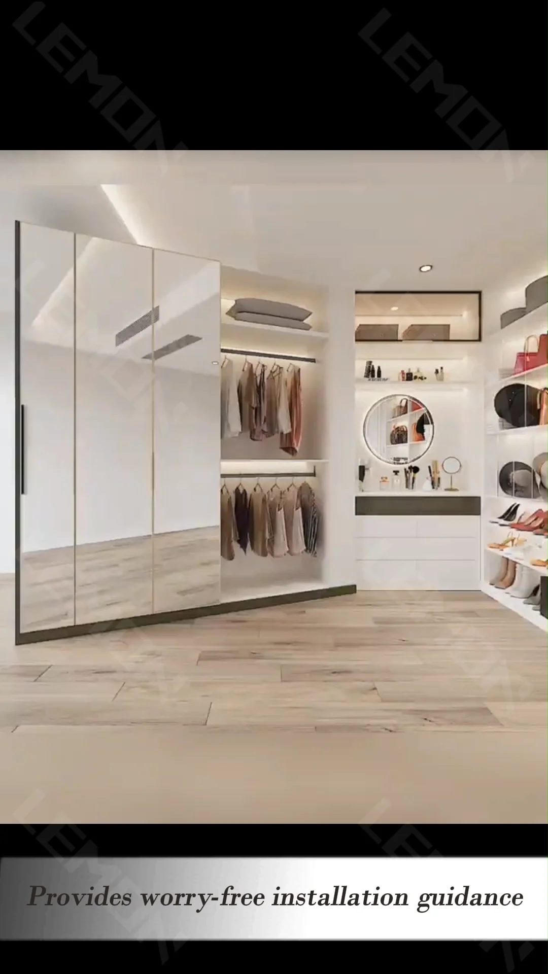 Portable Sliding Bedroom Wardrobe Design Amoires For Home Furniture ...