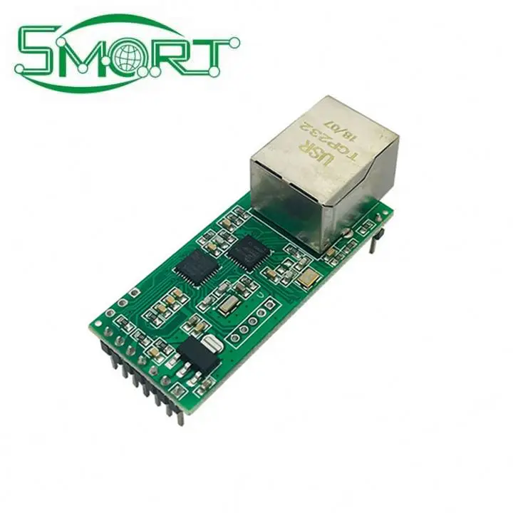 Serial To Ethernet Converter Module S2e Serial Uart Ttl To Ethernet Tcpip Module Dhcp And Dns ...