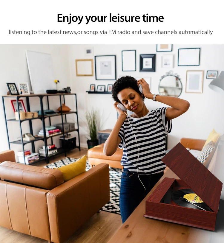 Retro Gramophone Multiple Record Player With Best Sound Turntable Vinyl ...