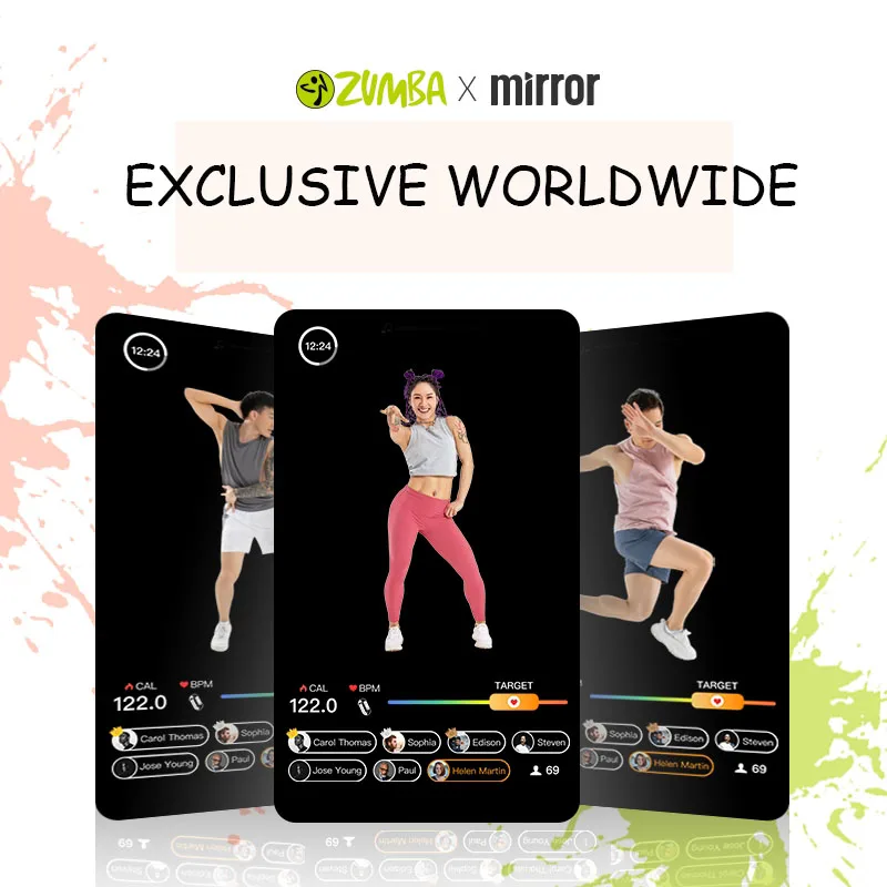 Digital Smart Workout Mirror Photo Booth Home Gym Exercise Interactive ...