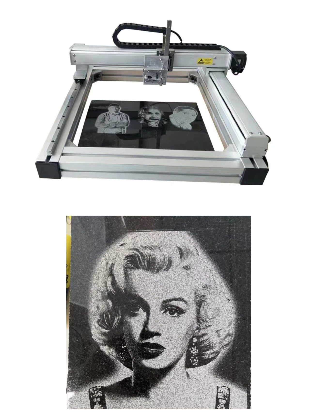 Europe Hot Sale Cnc Stone Impact Engraving Machine Etcher Engraving ...