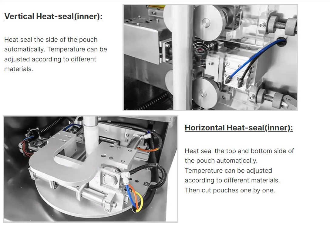 2 Header Weighner Automatic Inner and Outer Triangle Tea Bag Ultrasonic ...