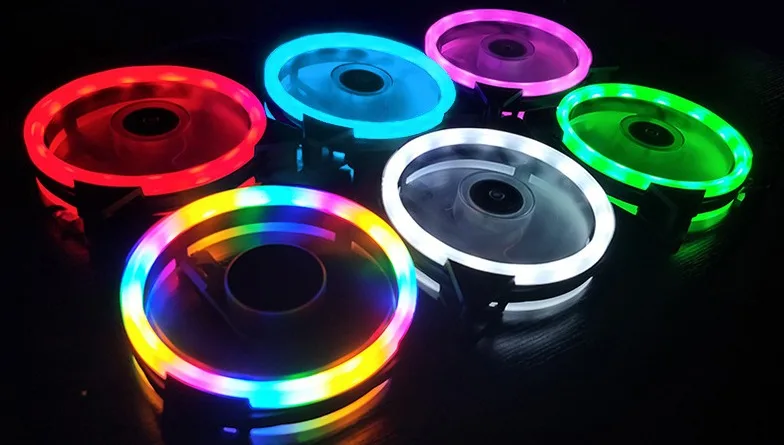 Shunda 12v 120mm Pc Cooling Cooler Fan Computer Case Rgb Plastic Frame ...