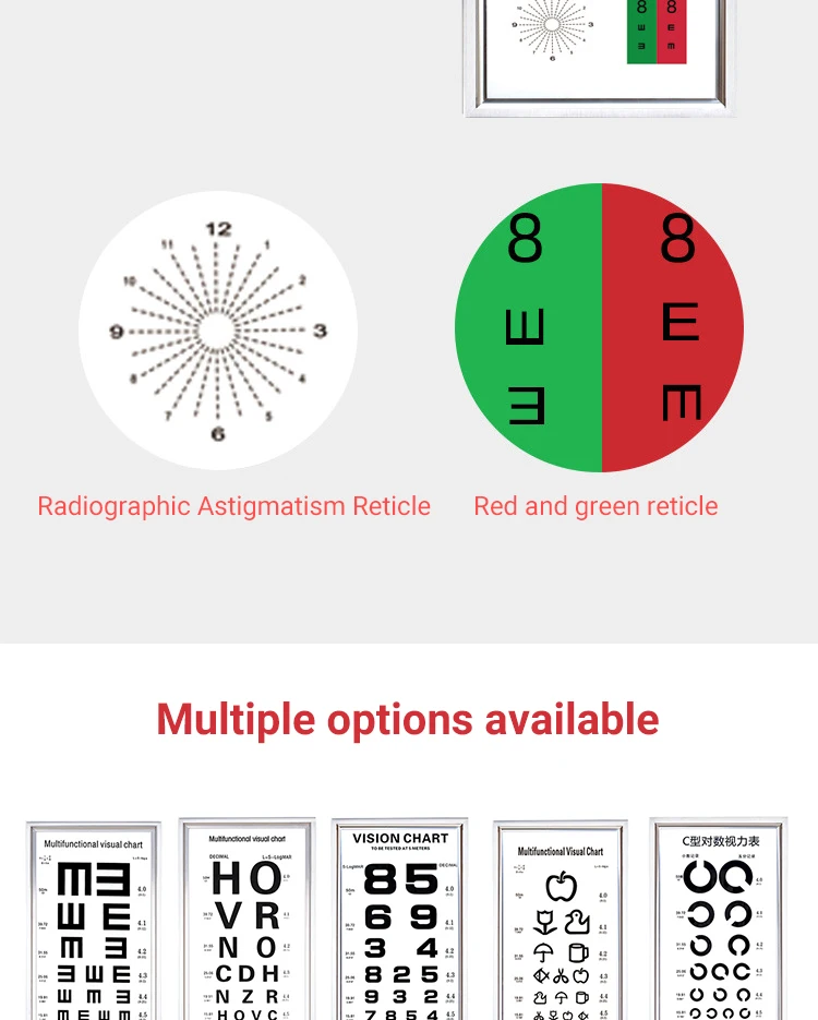 New Wholesale Eye Testing Chart Examination Led Light Vision Test Chart ...
