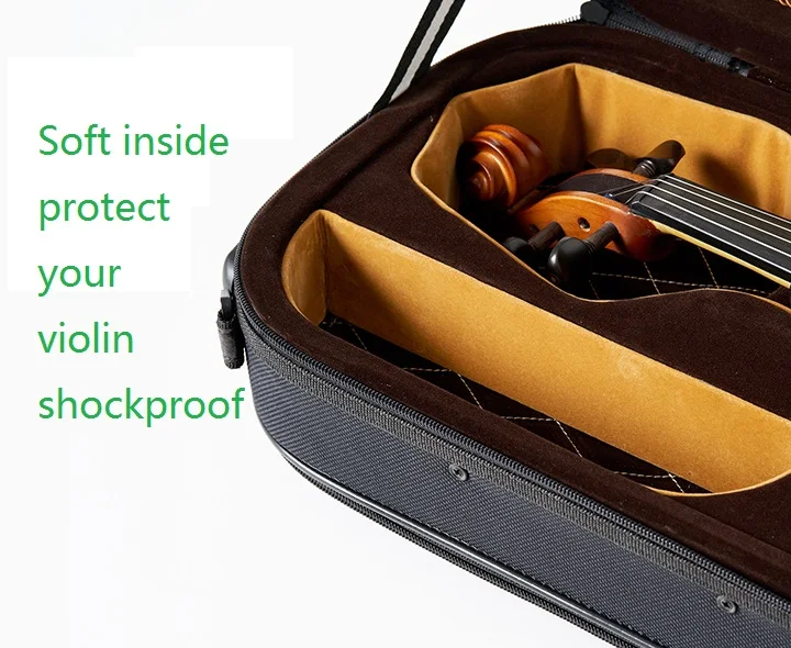 High 4/4 Lightweight Shockproof Portable Waterproof Oxford Violin case ...