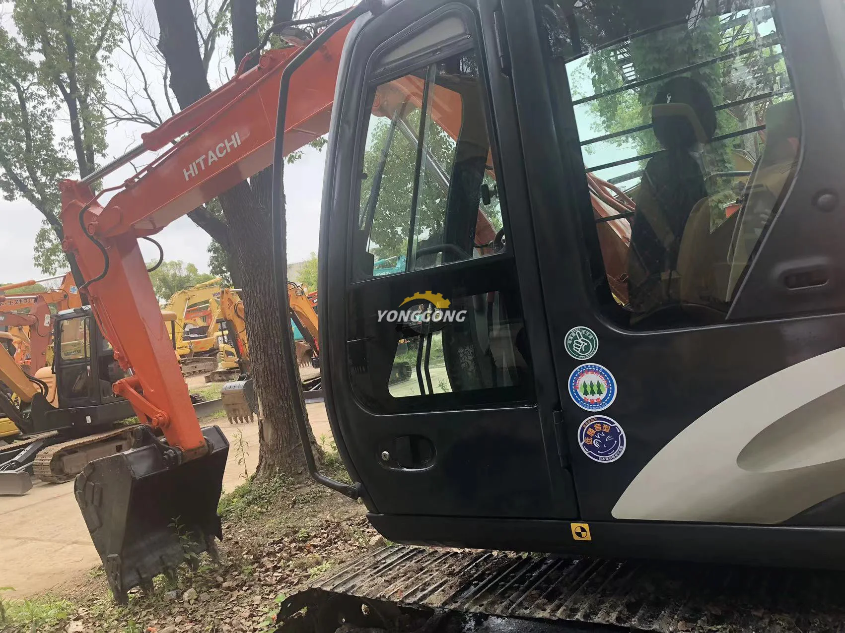 Secondhand 7 Ton Japanese Hitachi Zaxis 70 Excavator ZX70 Hiachi Digger ...