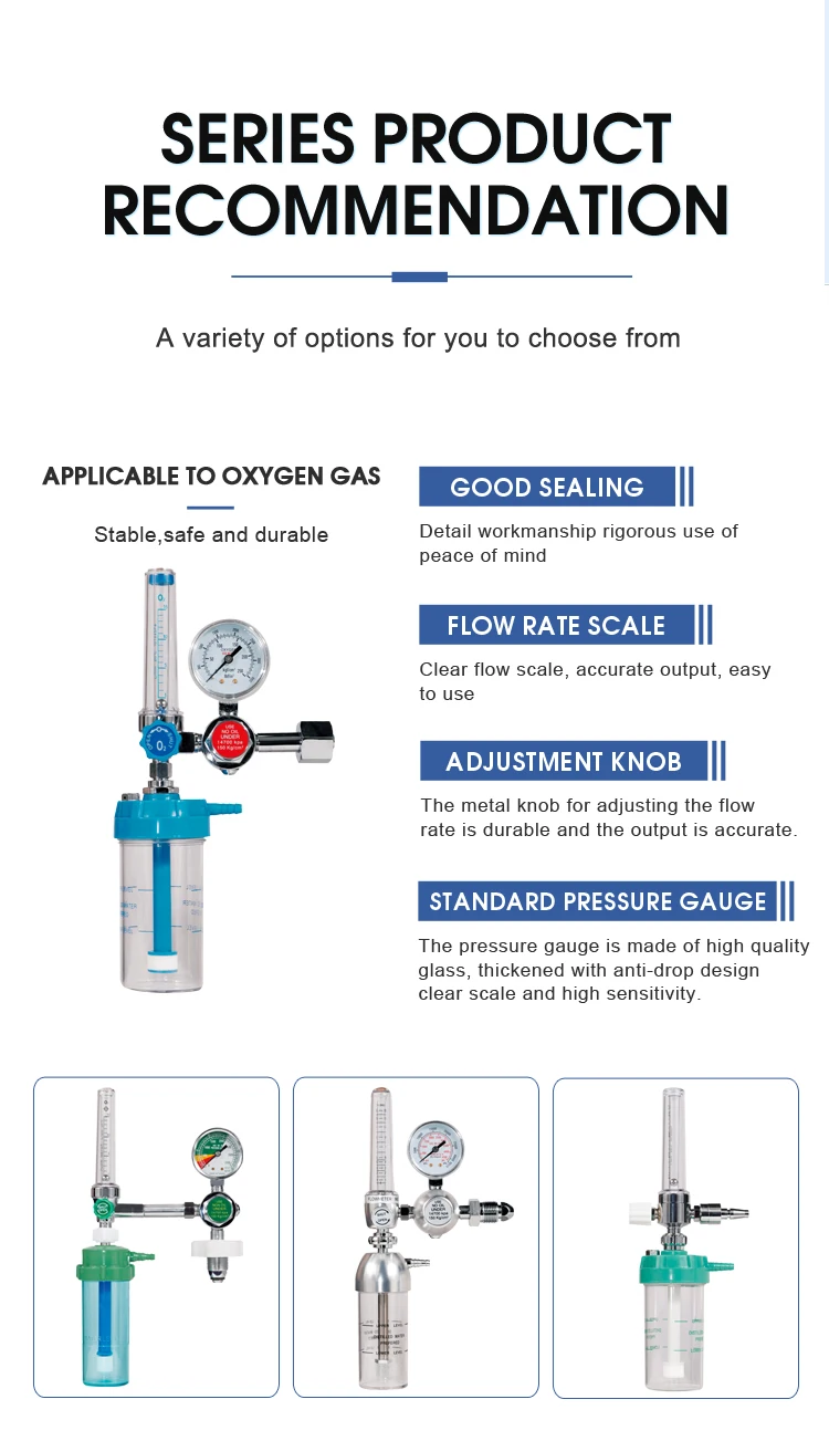 Bull Nose Medical Oxygen Pressure Regulator Buoy Type Oxygen Inhaler ...