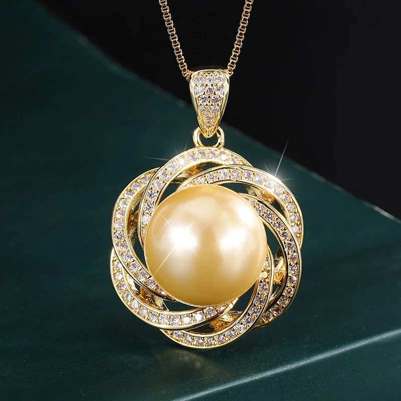 Luxury Solid Gold Jewelry Natural Diamond Ring Akoya Pearl Ring Real ...