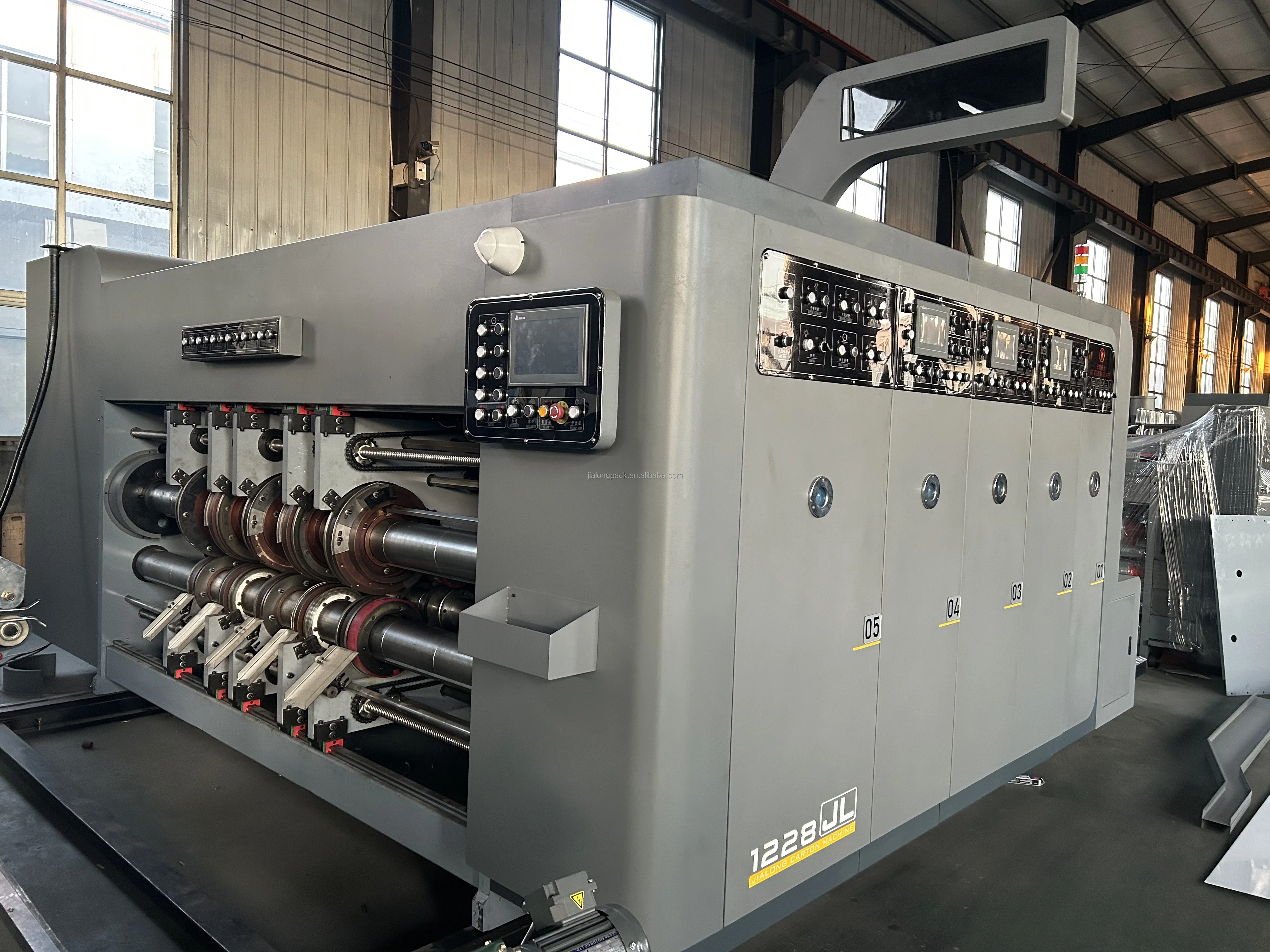 Fast Speed Industrial Automatic Production Line 6 Color Carton Box ...