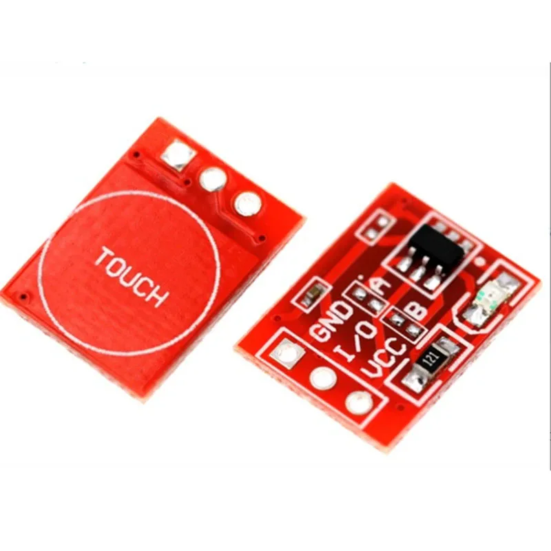 10PCS NEW TTP223 Touch button Module Capacitor type Single Channel Self ...
